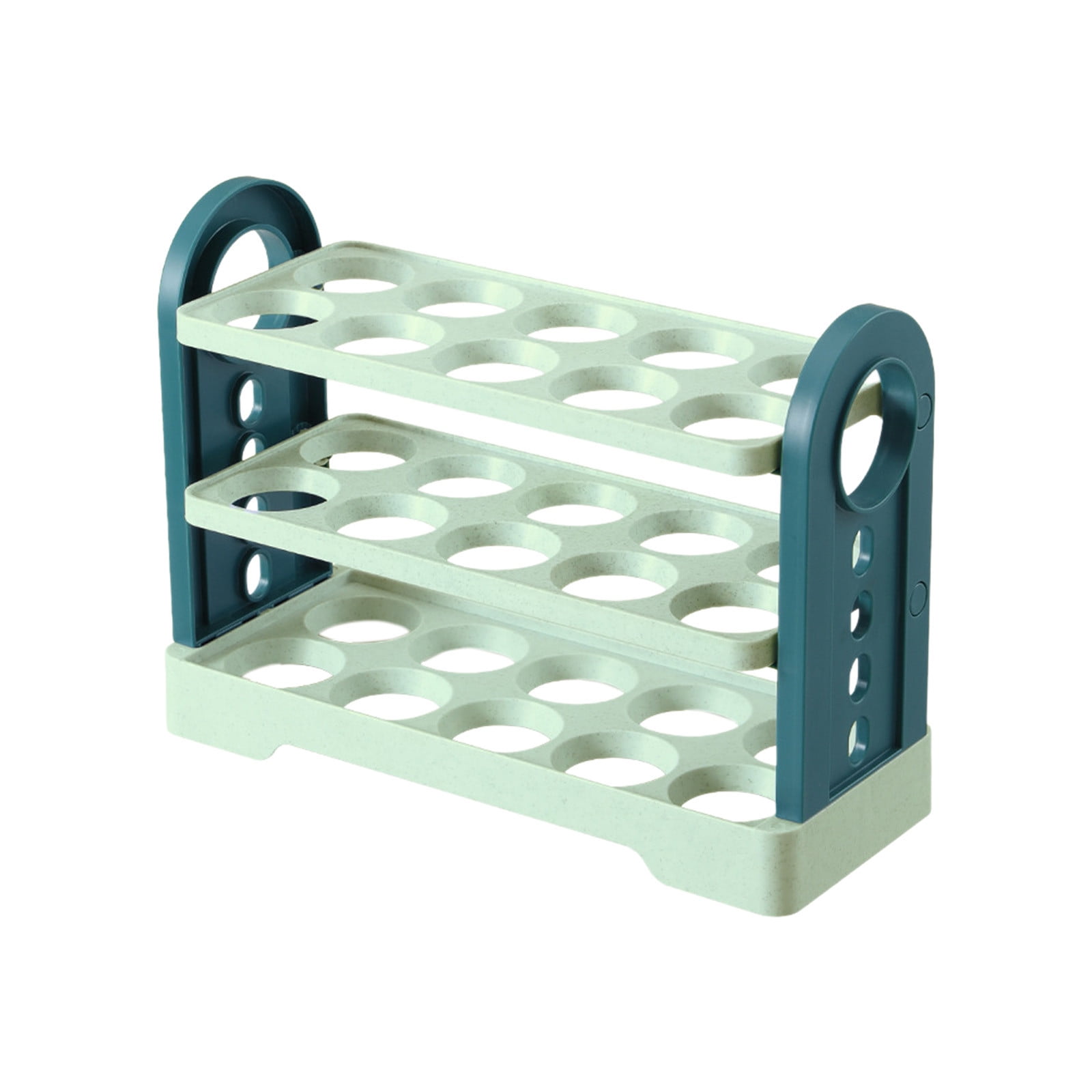 HengDidi Flip Style Refrigerator Egg Storage Container, Tiered Design ...