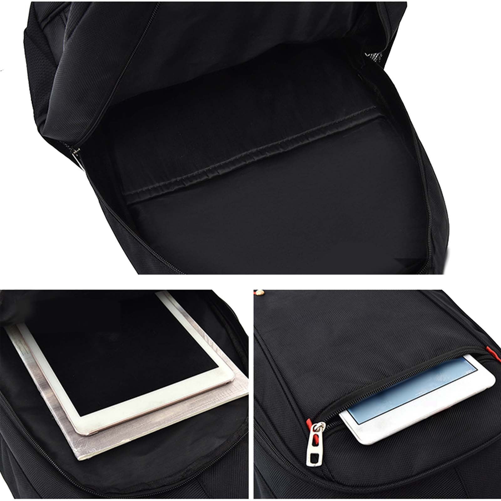HengDidi Lightweight Durable Canvas Laptop Backpack with Multi ...