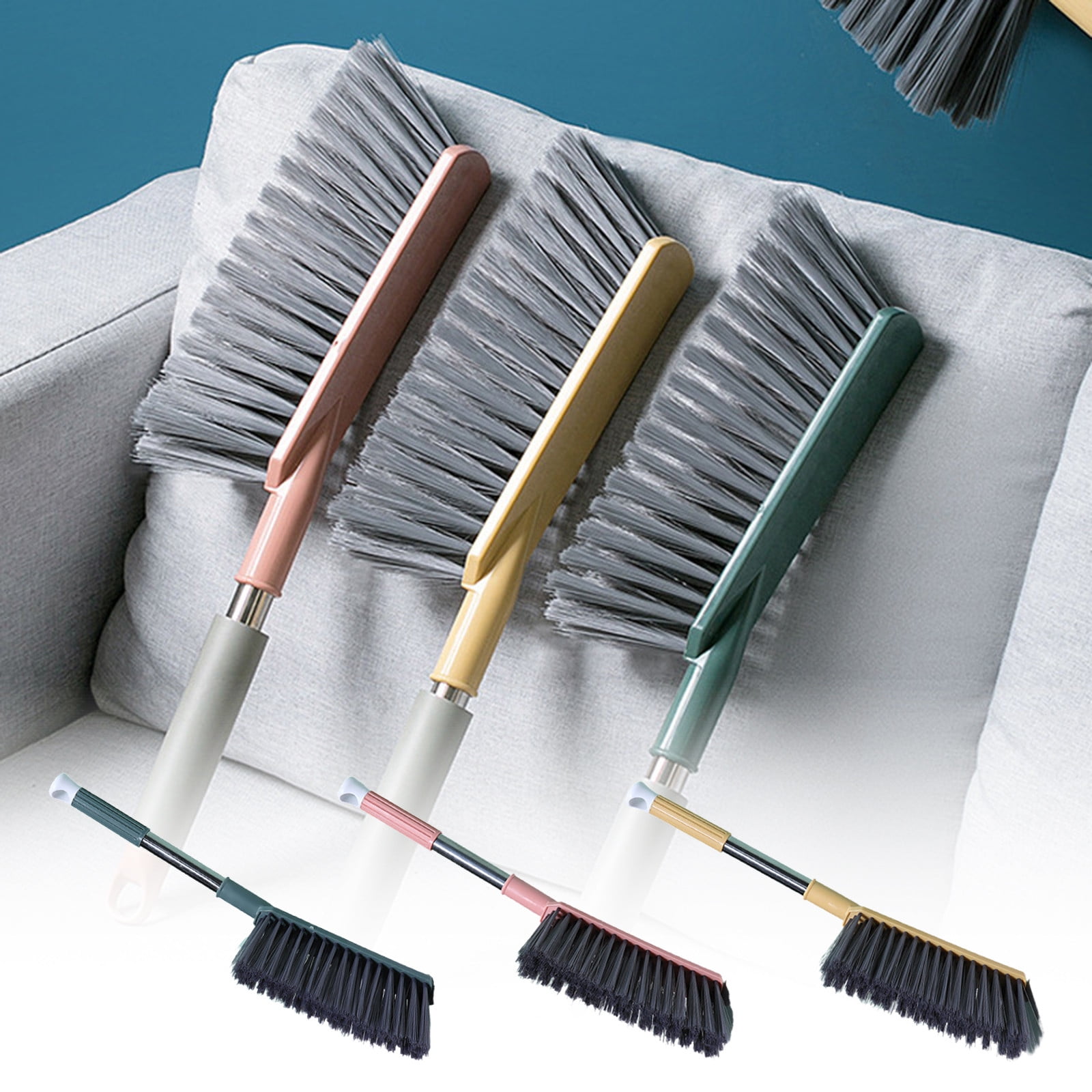 HengDidi Long Handle Bed & Sofa Cleaning Brush, Soft Bristles for Dust ...