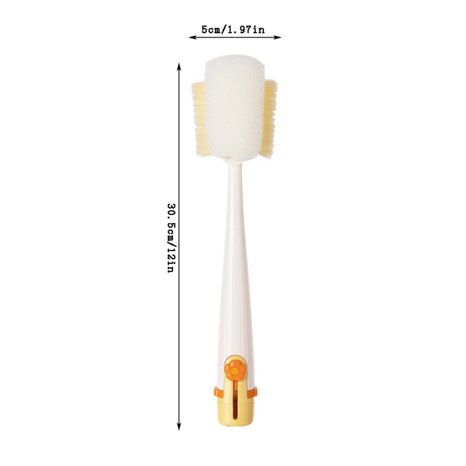 HengDidi Long-Handle Multi-Surface Cup Cleaning Brush 5-in-1 Cup ...