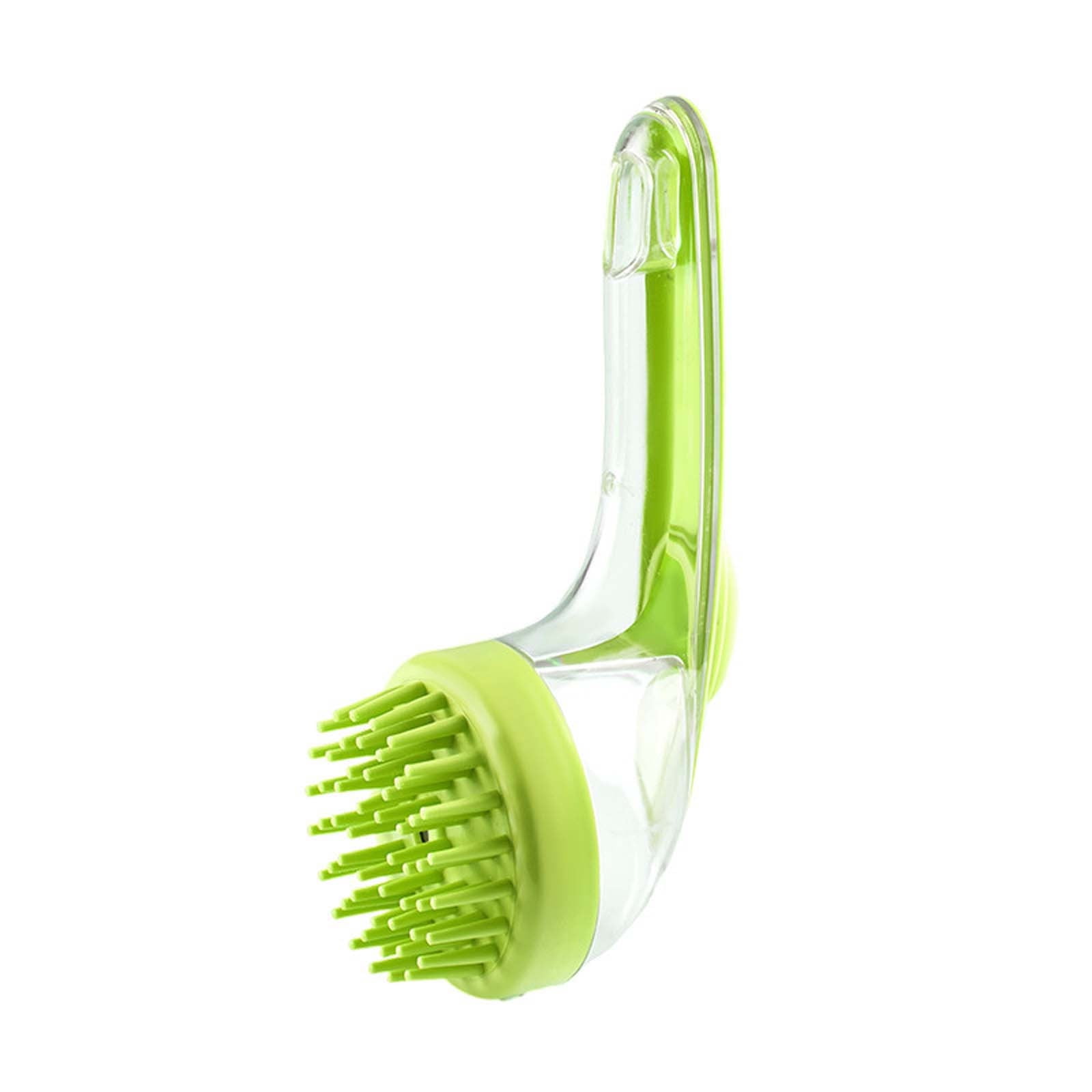 HengDidi Long Handle Scalp Massager Shampoo Brush with Liquid Dispenser ...
