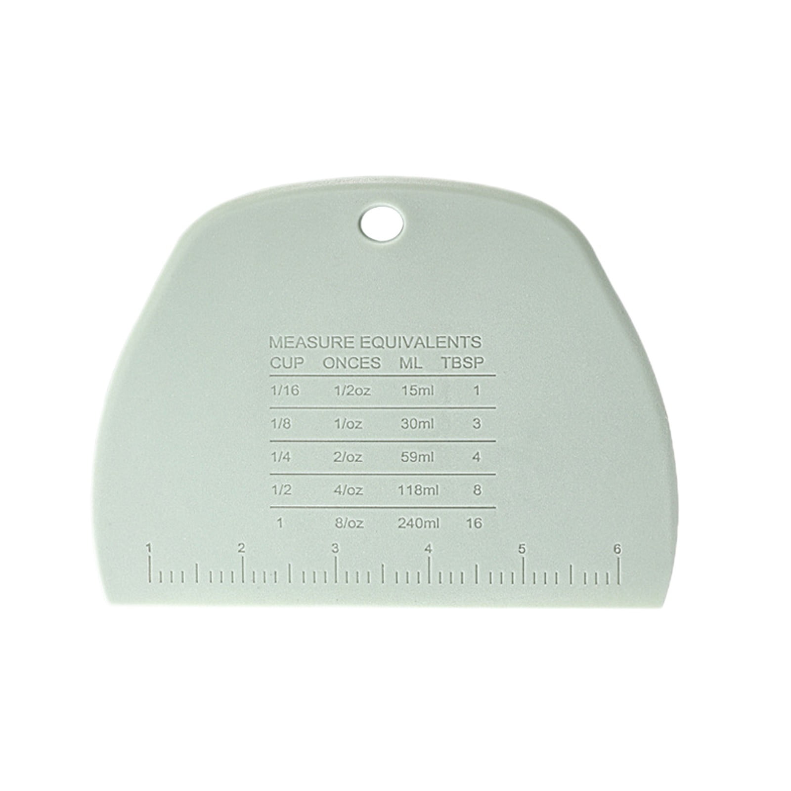 HengDidi Multi-Purpose Dough Scraper with Measuring Marks for Baking ...