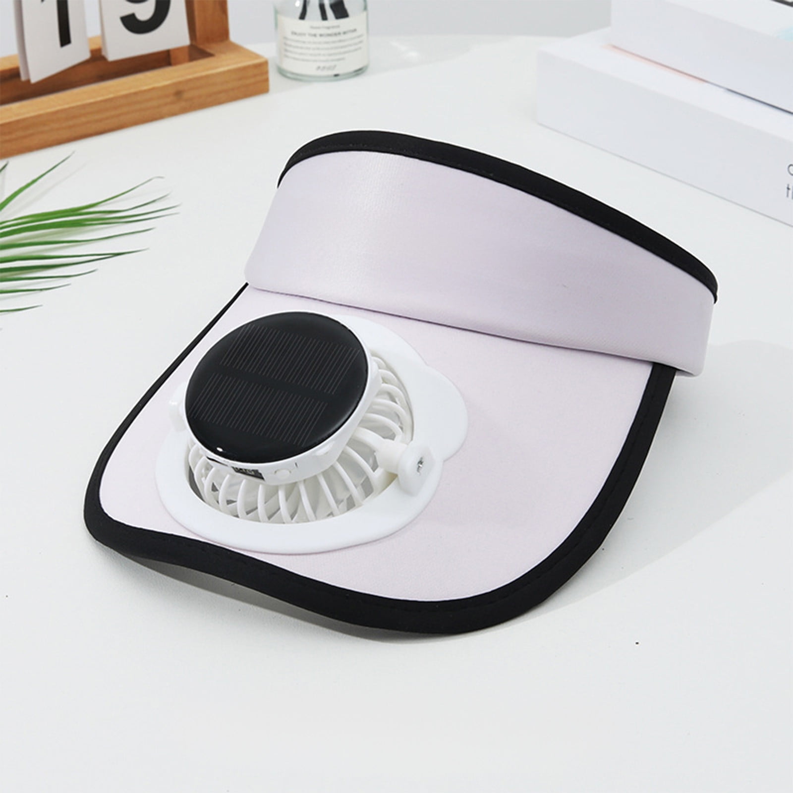 HengDidi Rechargeable Solar and USB-C Personal Cooling Fan Hat with 360 ...