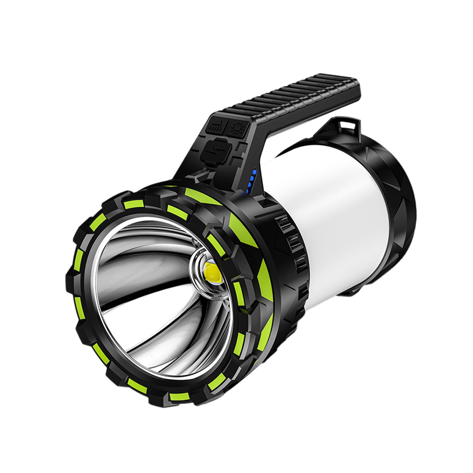 HengDidi Rechargeable Spotlight Flashlight,3Modes High Lumens Handheld ...