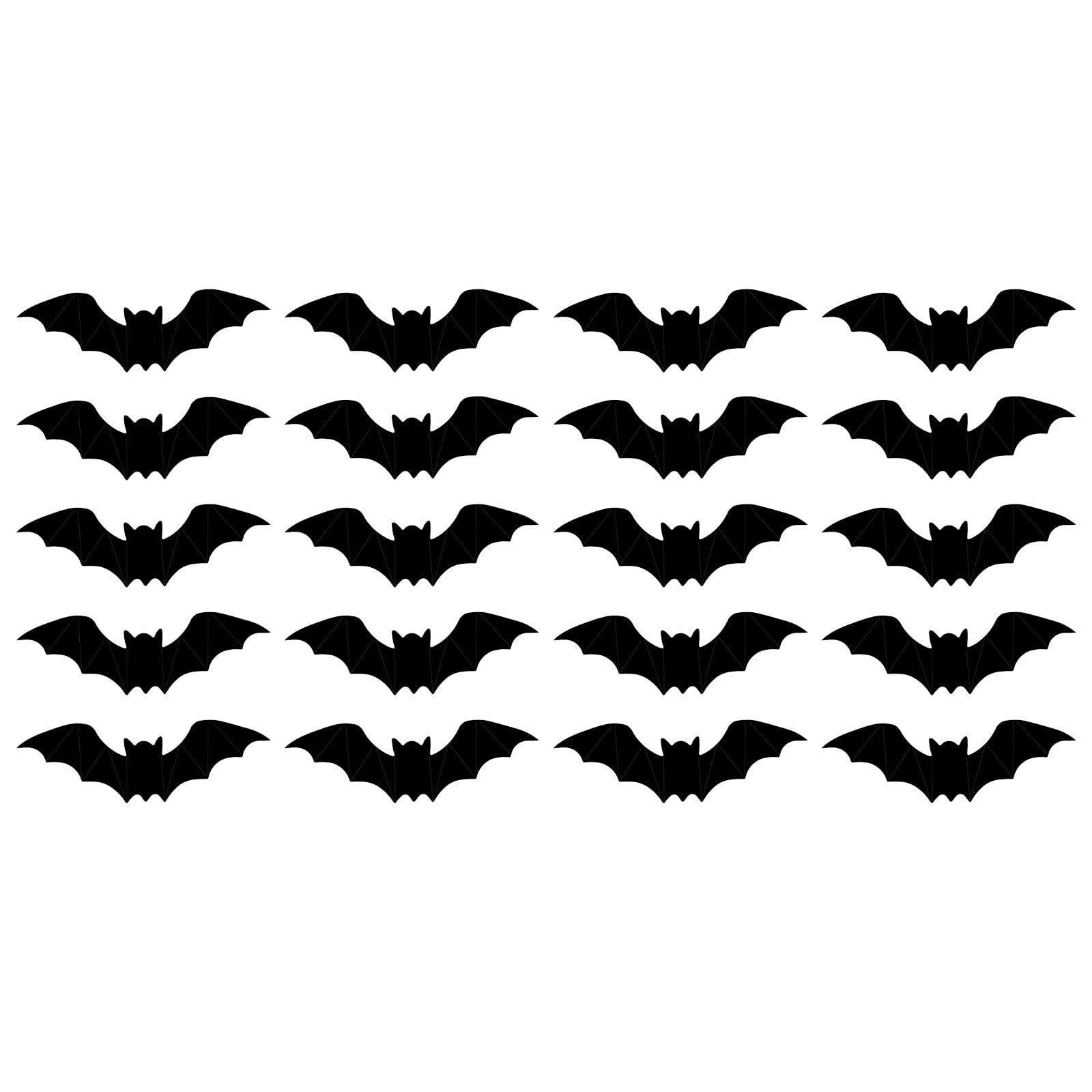 HengDidi Removable 3D LED Bat Wall Window Sticker with Flashing Light Effect Party Event ...