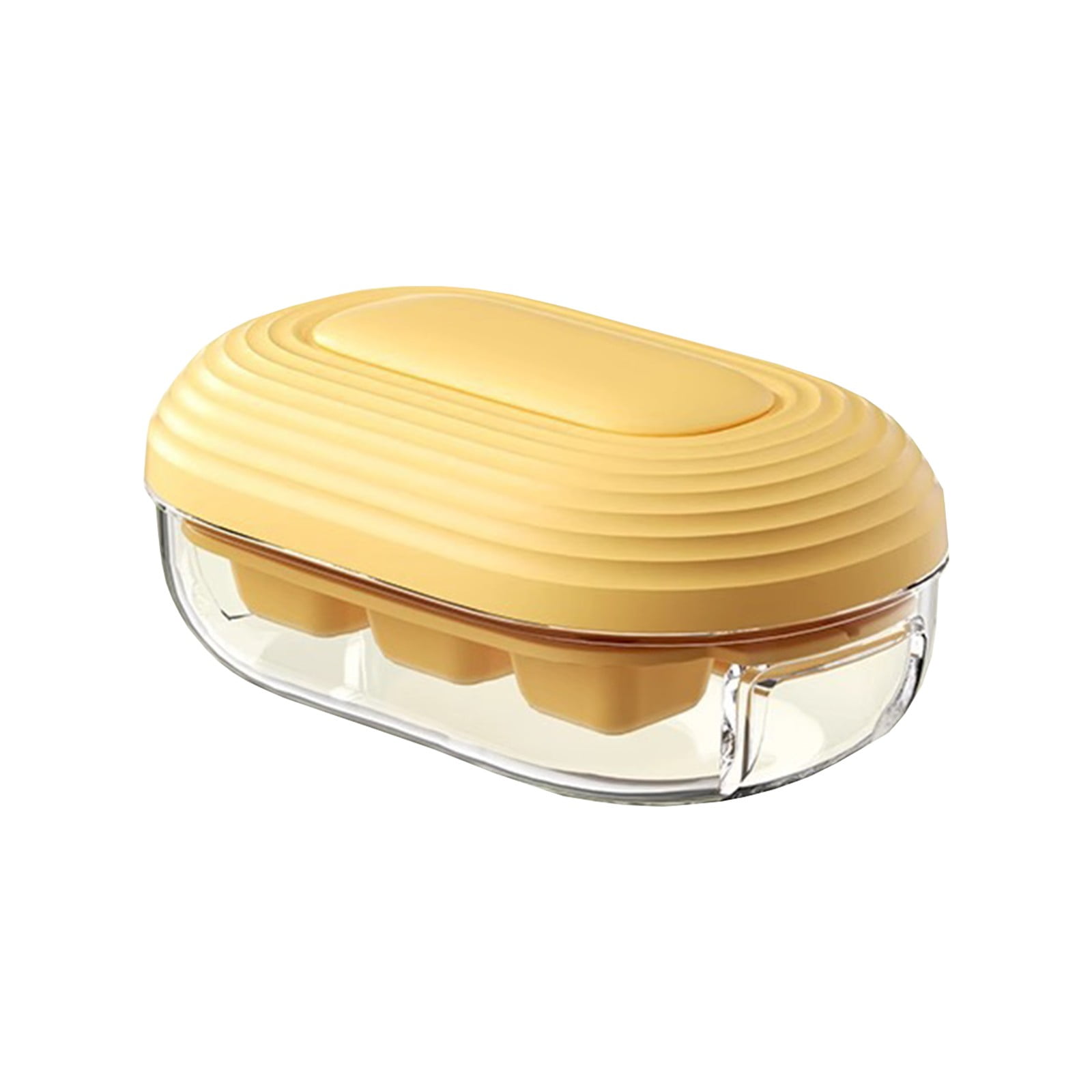 HengDidi Silicone Stackable Ice Maker with Storage Trays, Pressed Ice ...