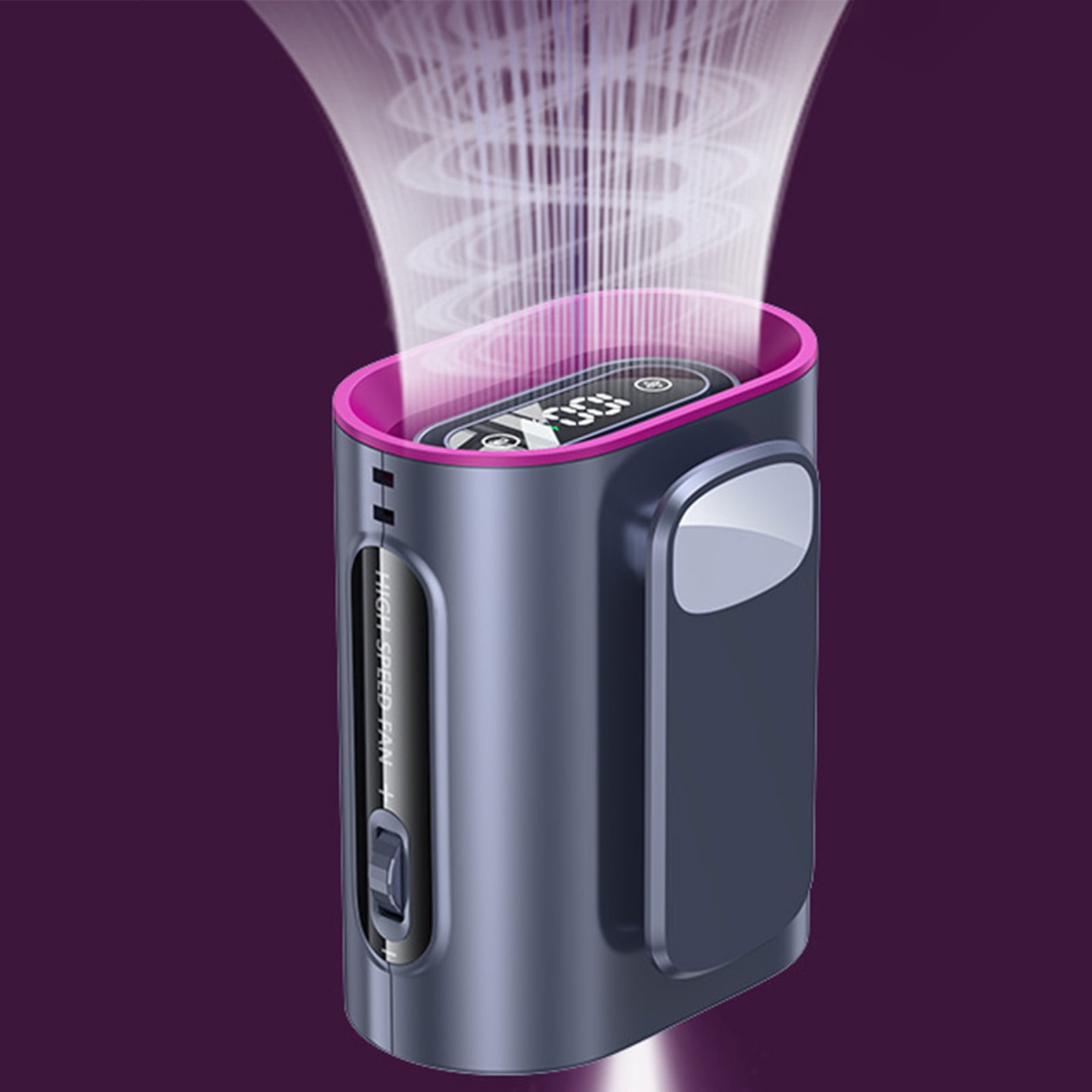 HengDidi Single-Channel Lightweight Portable Fan: Compact Waist Hanging ...