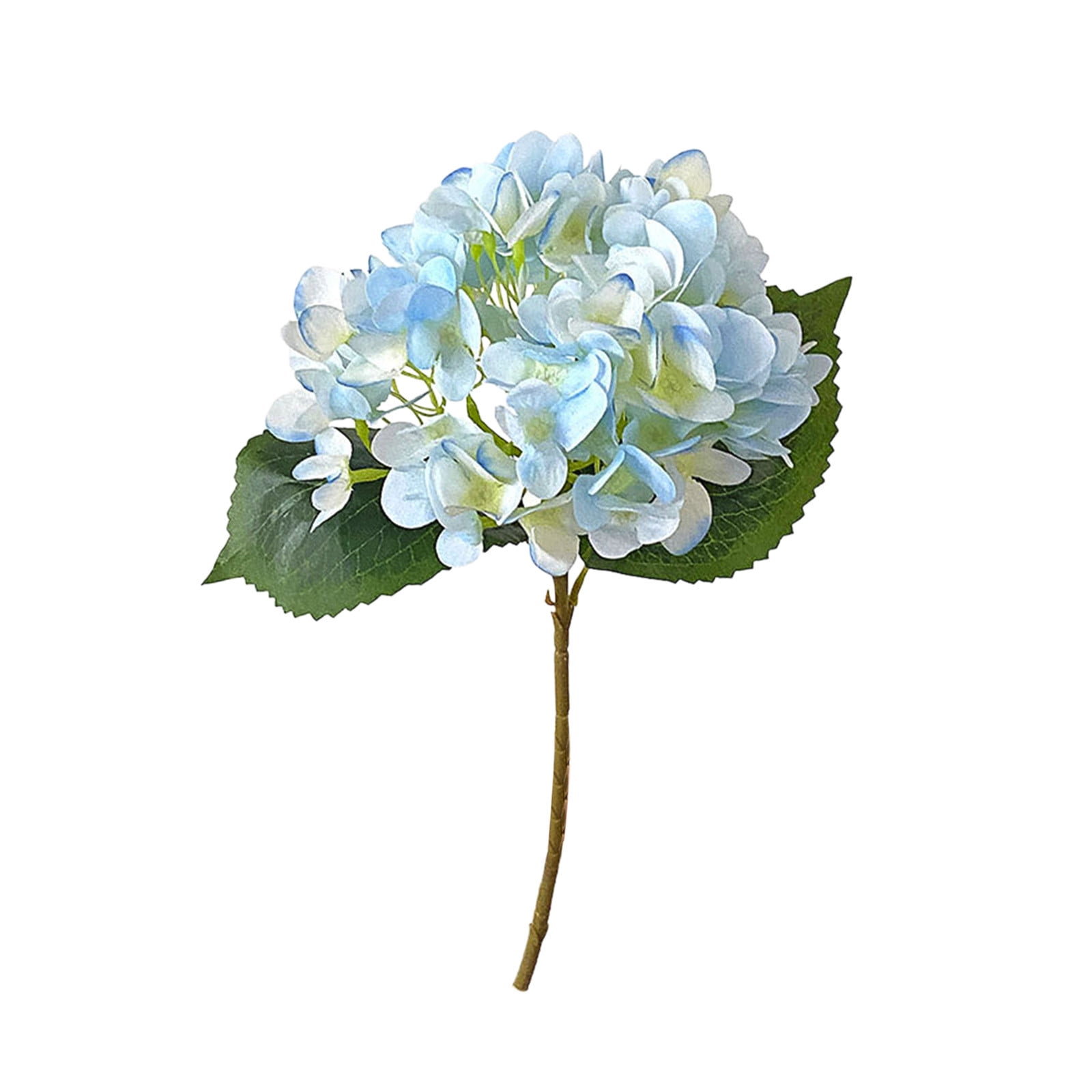 HengDidi Single Stem Artificial Hydrangea Flower Realistic Fake Plant ...
