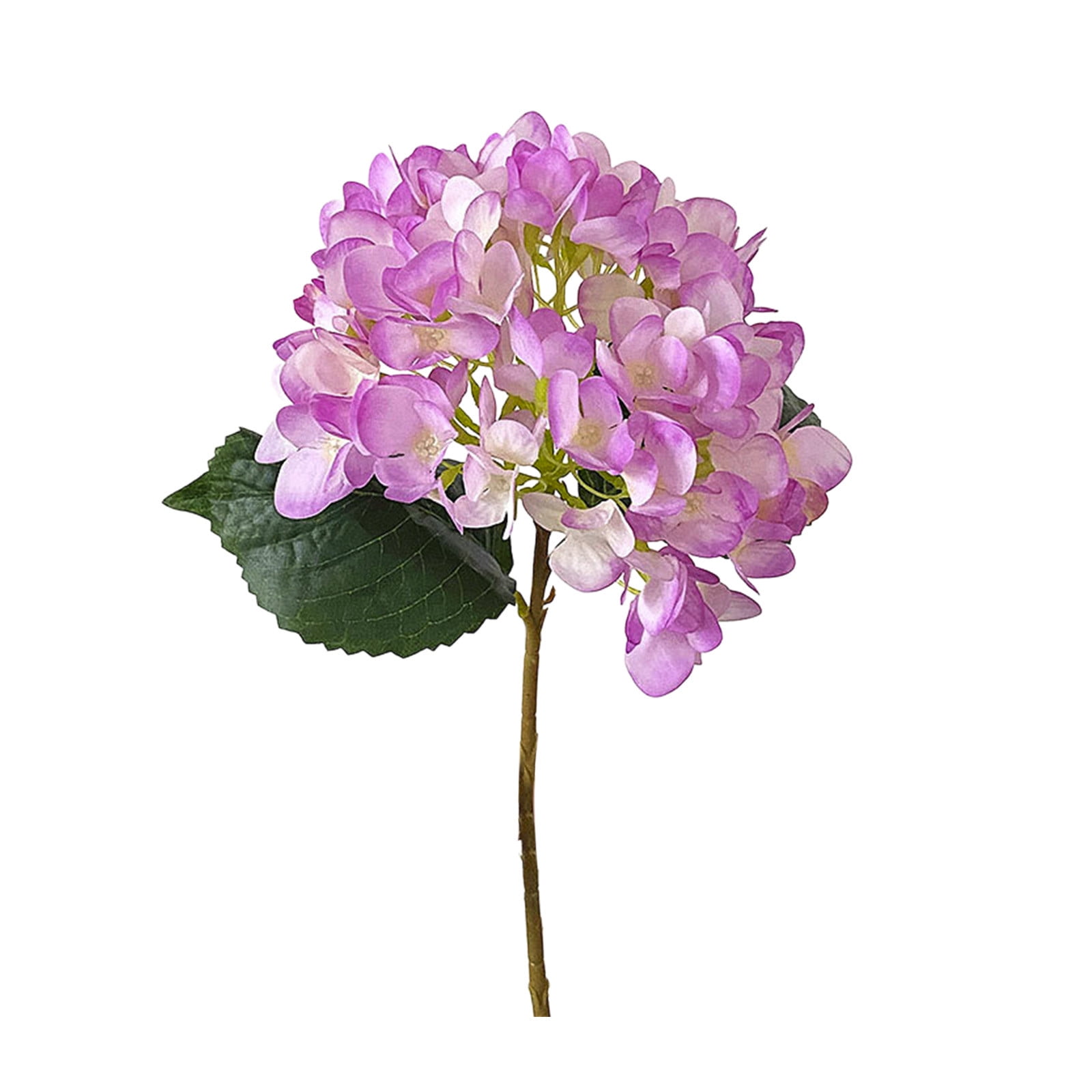 HengDidi Single Stem Artificial Hydrangea Flower Realistic Fake Plant ...