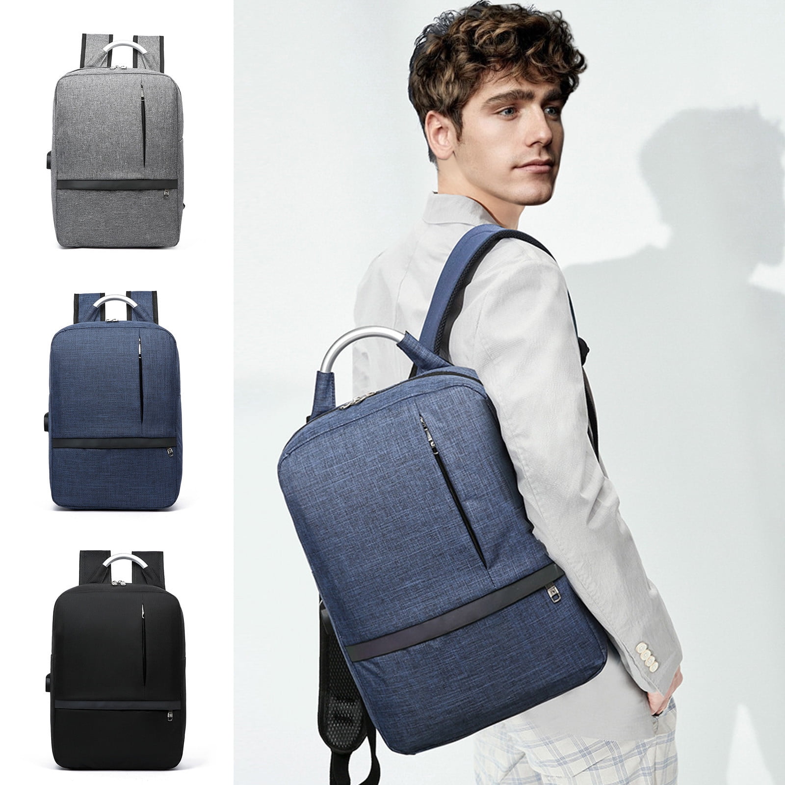 HengDidi Slim Water-Resistant Laptop Backpack for Men & Women - 15 ...