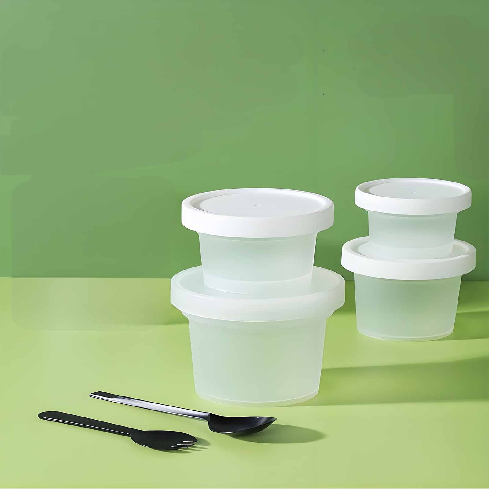 HengDidi Transparent Leak-Proof Food-Grade Dessert Fruit Yogurt ...