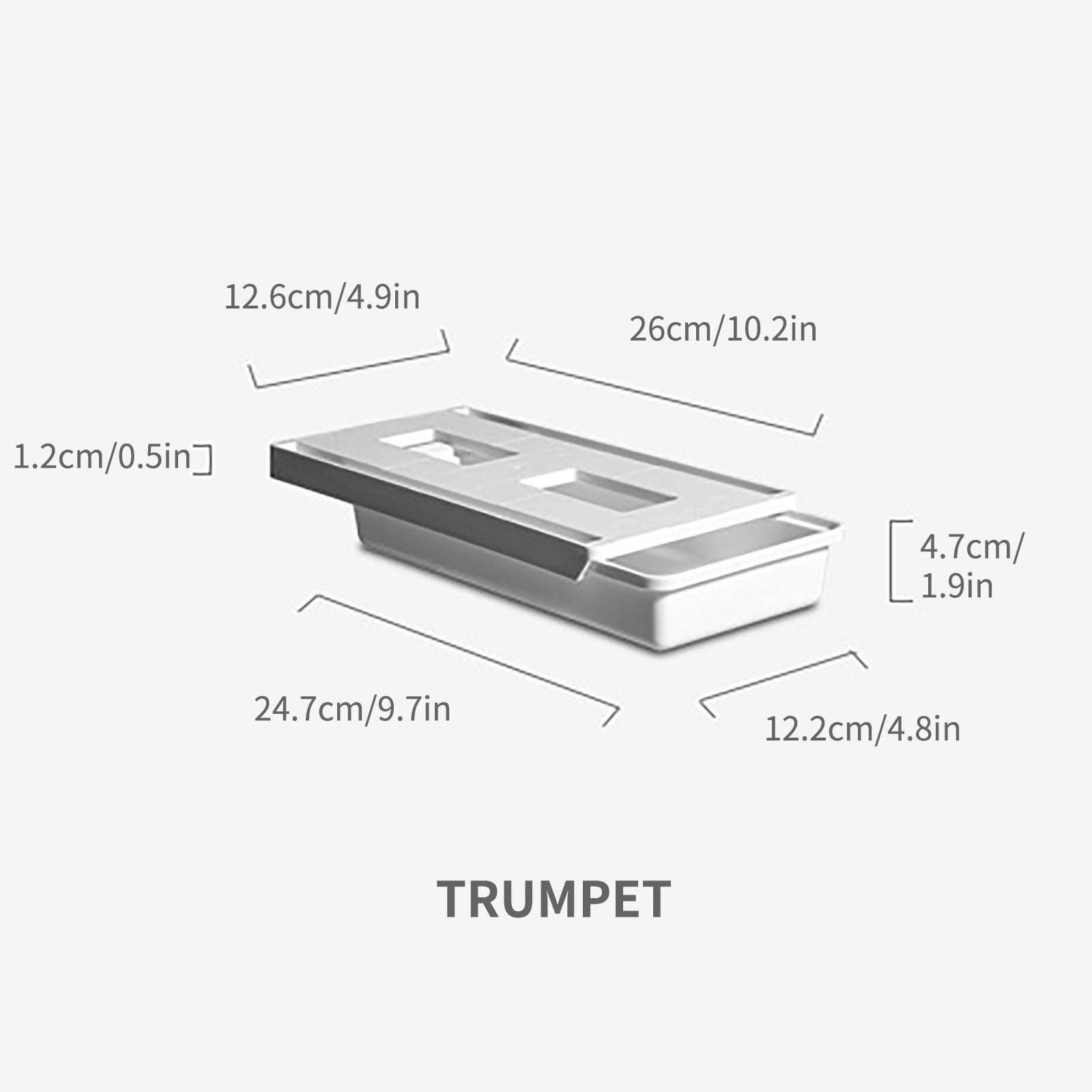 HengDidi Under Desk Drawer Under Table Storage Holder Self Adhesive ...