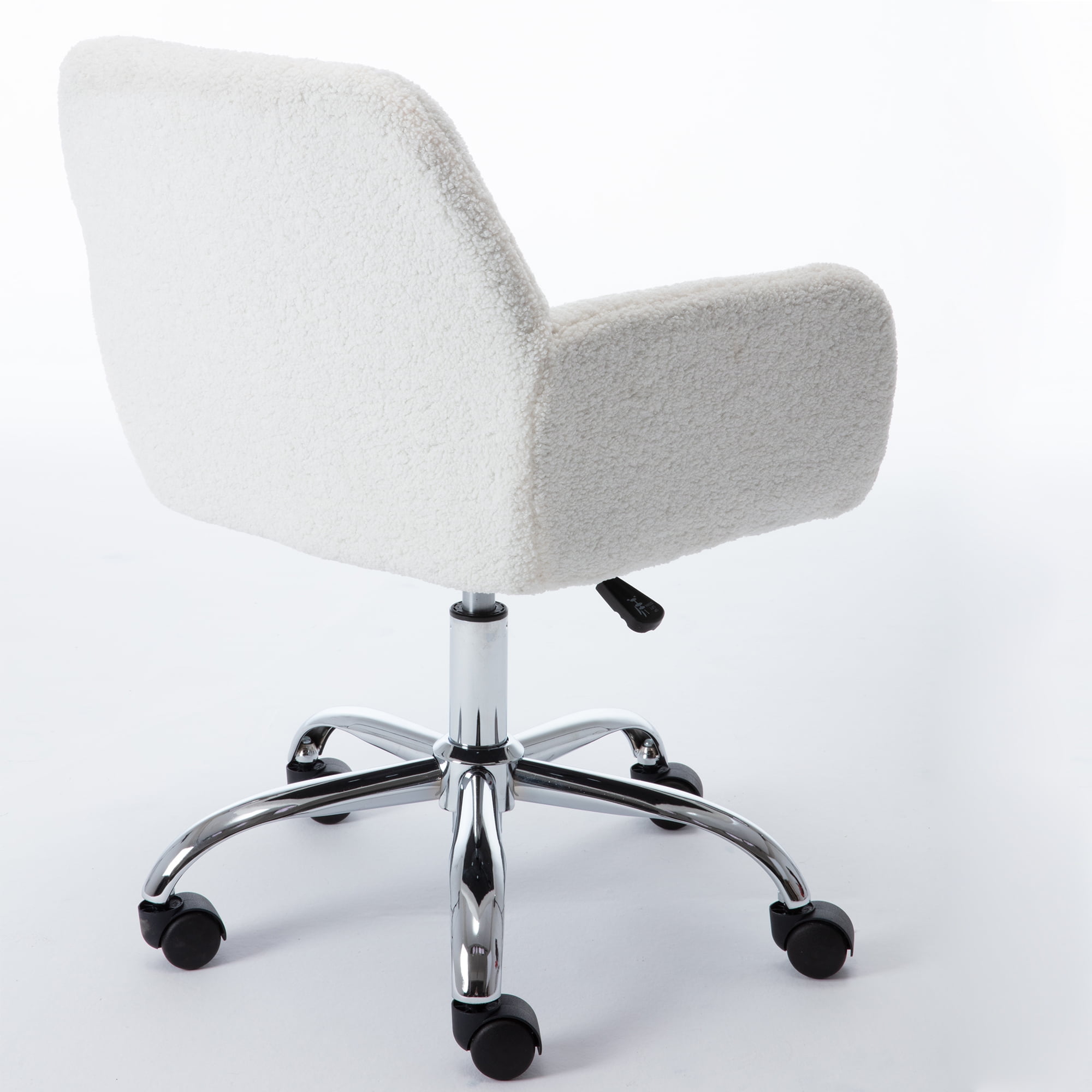 HengMing Faux Fur Home Office Chair,Fluffy Fuzzy Comfortable Makeup ...