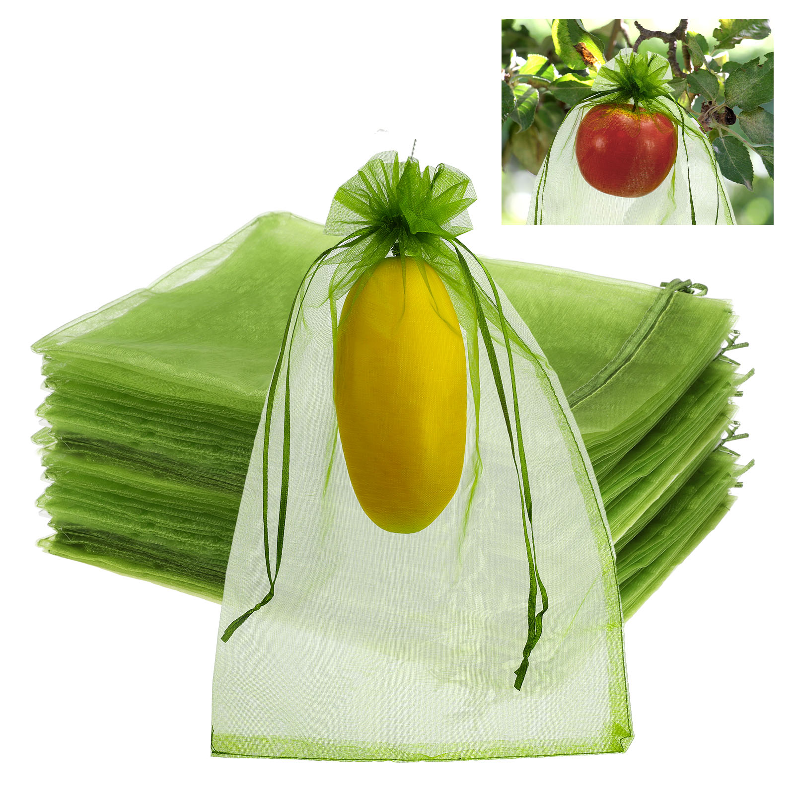 PRETXORVE Fruit Protection Bags Grape Strawberry Fruit Protective Mesh ...