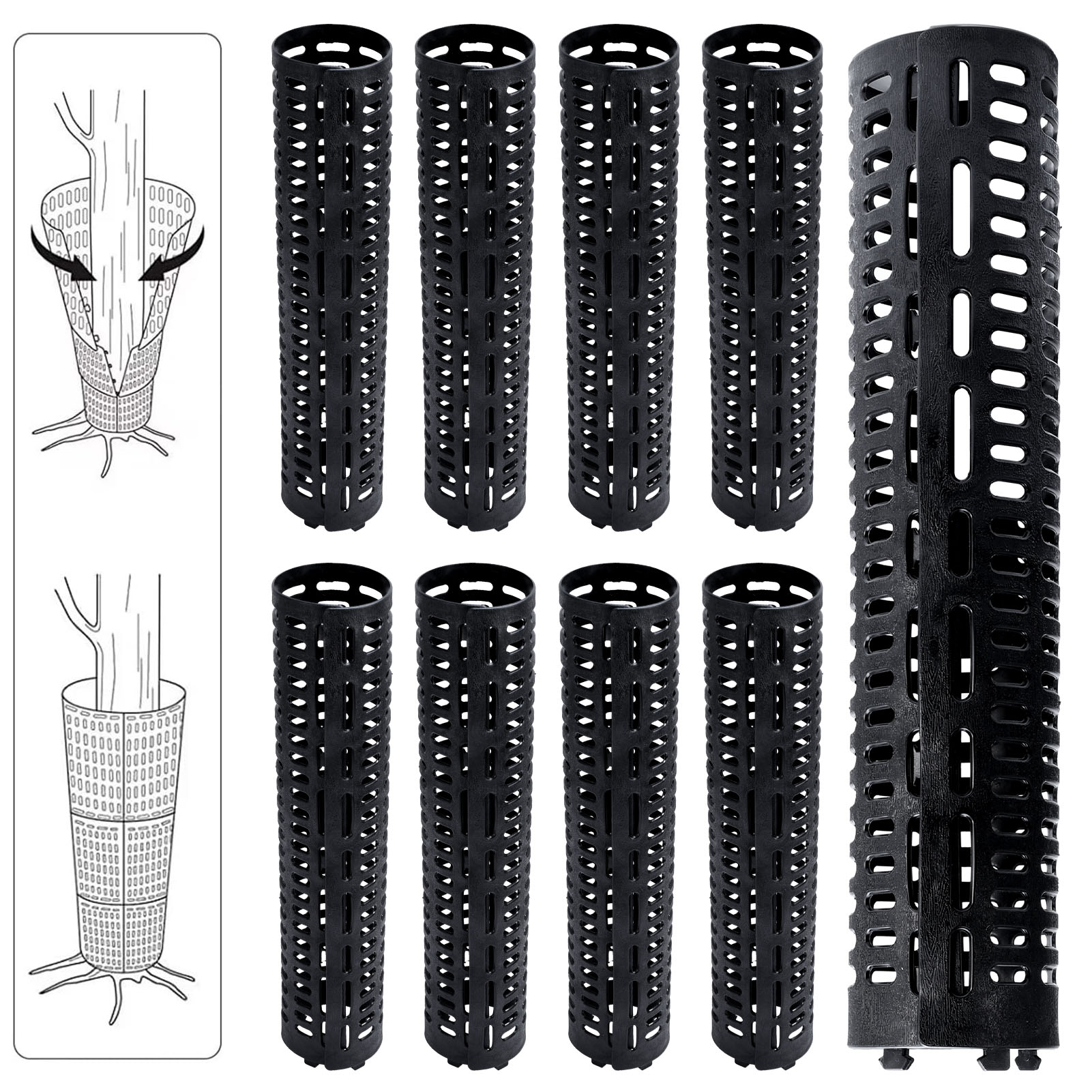 Master Mark TreeMaster 62524-5 Spiral Tree Protector, plastic tree ...