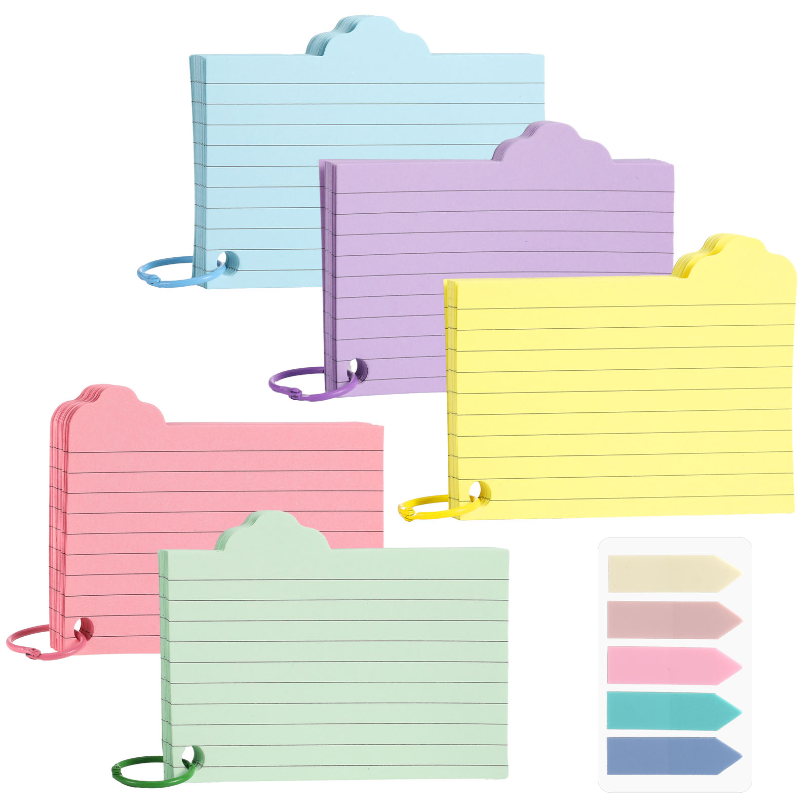 Oxford, OXF7321BLU, Colored Ruled Index Cards, 100 / Pack - Walmart.com