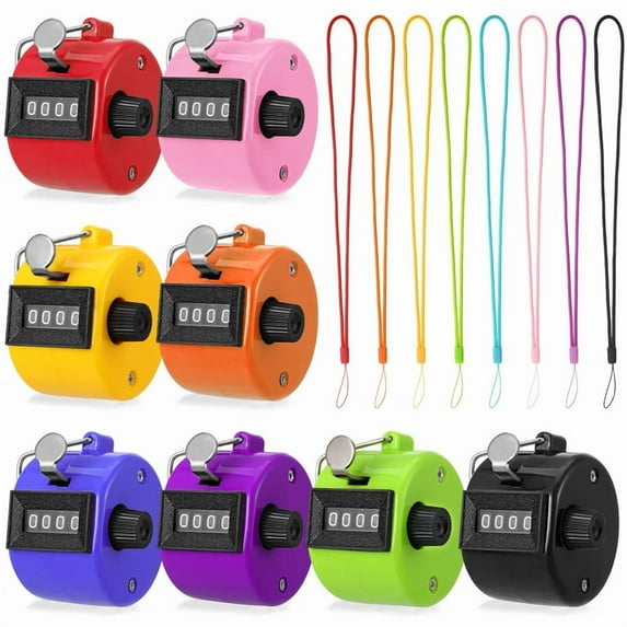 Hengguang 8 Pack Clicker Counter, Mechanical Hand Tally Counter Clicker ...