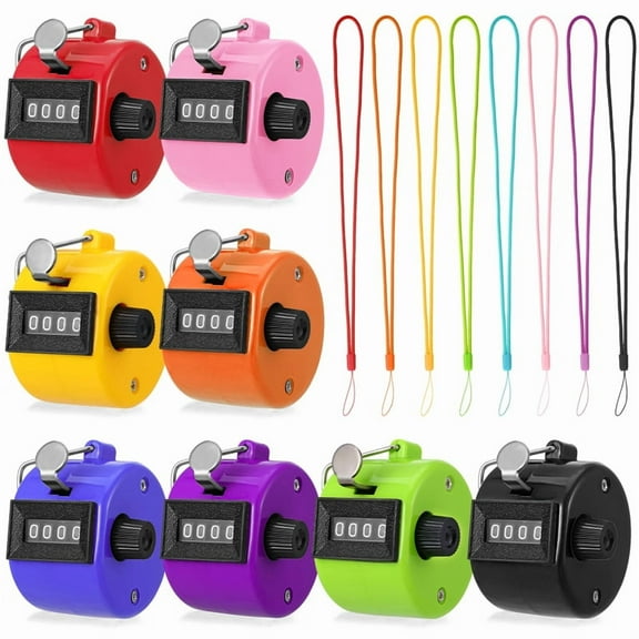 EDHITNR 4 Digit Hand Tally Counter, Mechanical Clicker Counter with ...