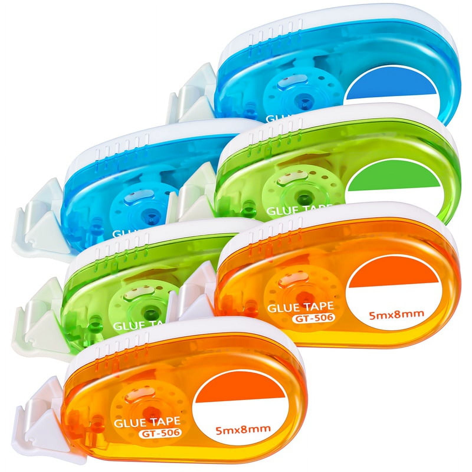 Rumbeast 6 Pcs Double Sided Tape Roller, 197x0.3 inch, for Scrapbooking ...