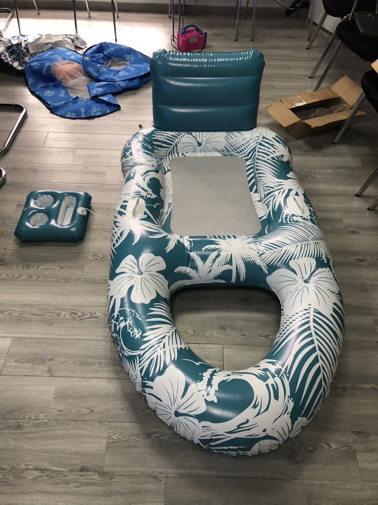 Hengguang Inflatable Pool Float Adult, Pool Float Lounger with LED ...