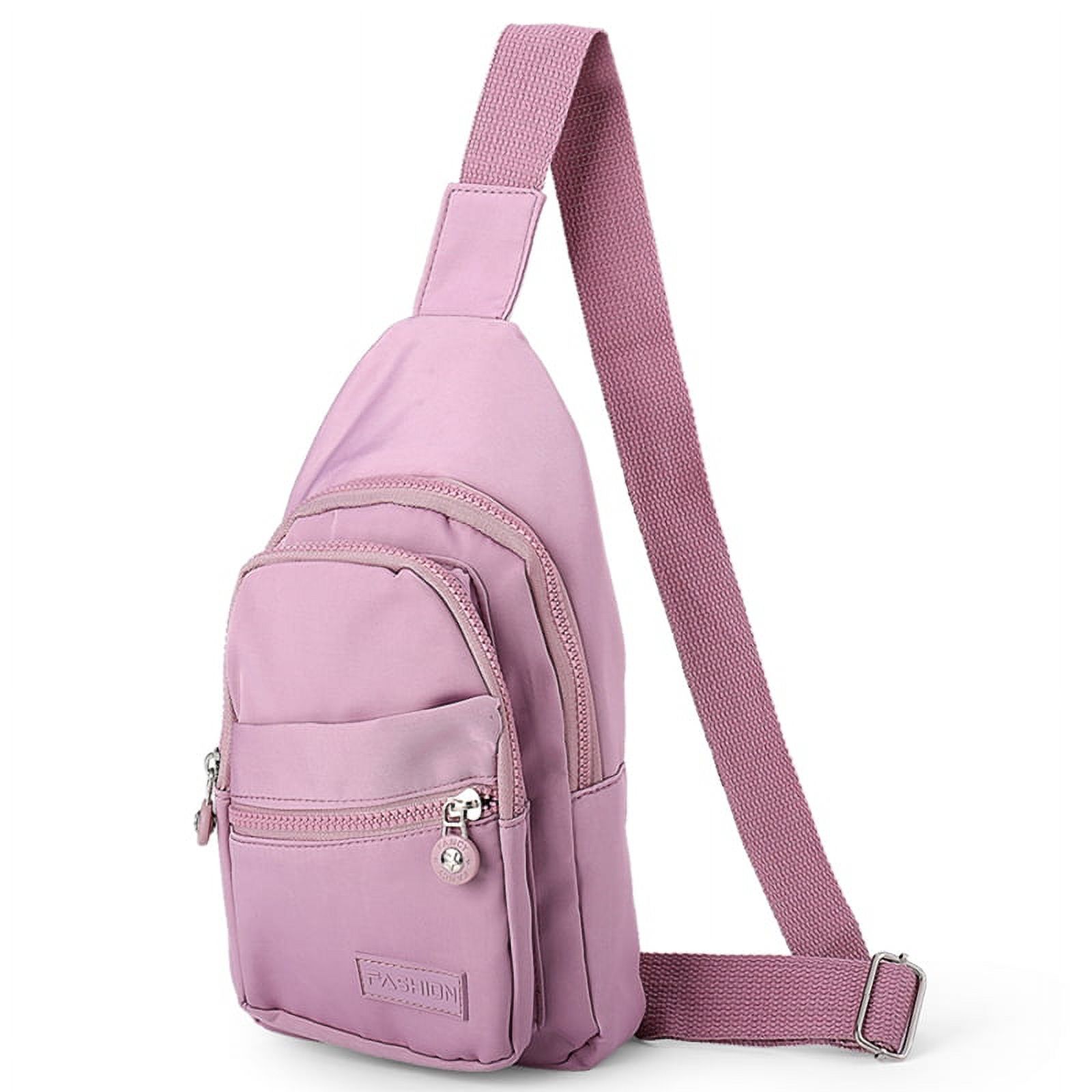 KL928 Canvas Sling Bag Small Crossbody Backpack Casual Daypack Rucksack ...