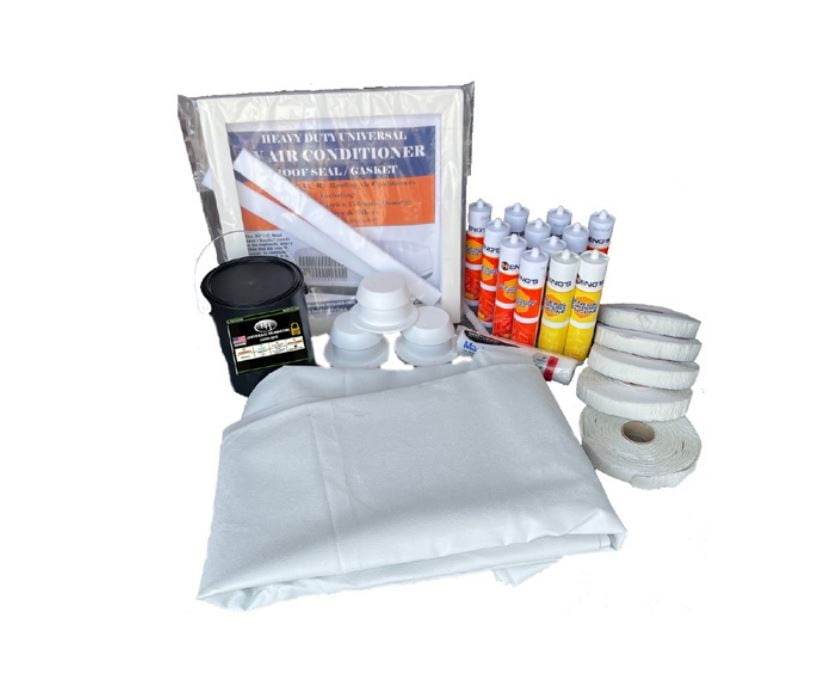 Hengs Industries 9638PRKITW 9 ft. 6 x 38 ft. PVC Membrane Roof Kit ...