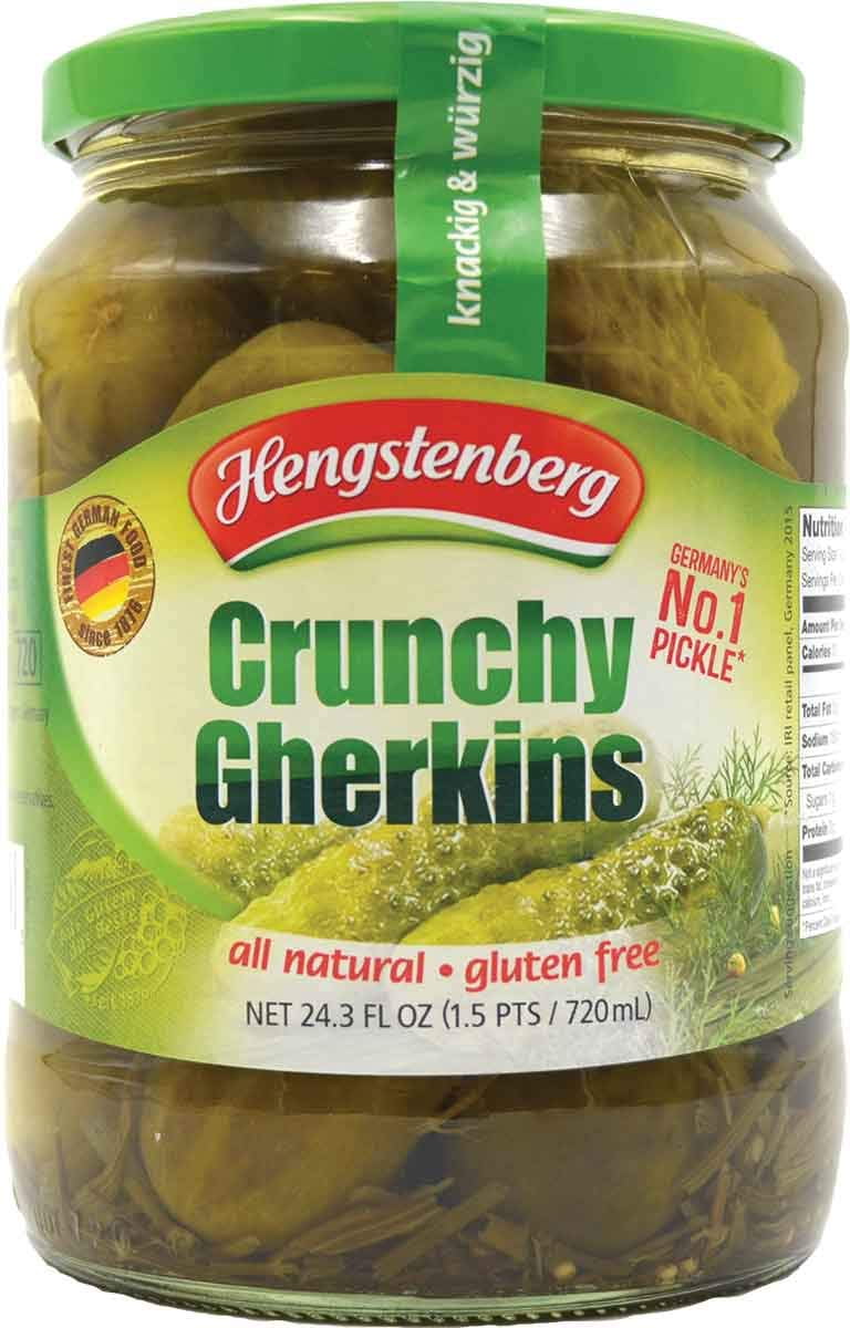 Hengstenberg Knax Gherkin Pickles 24.3 oz (Pack Of 12) - Walmart.com