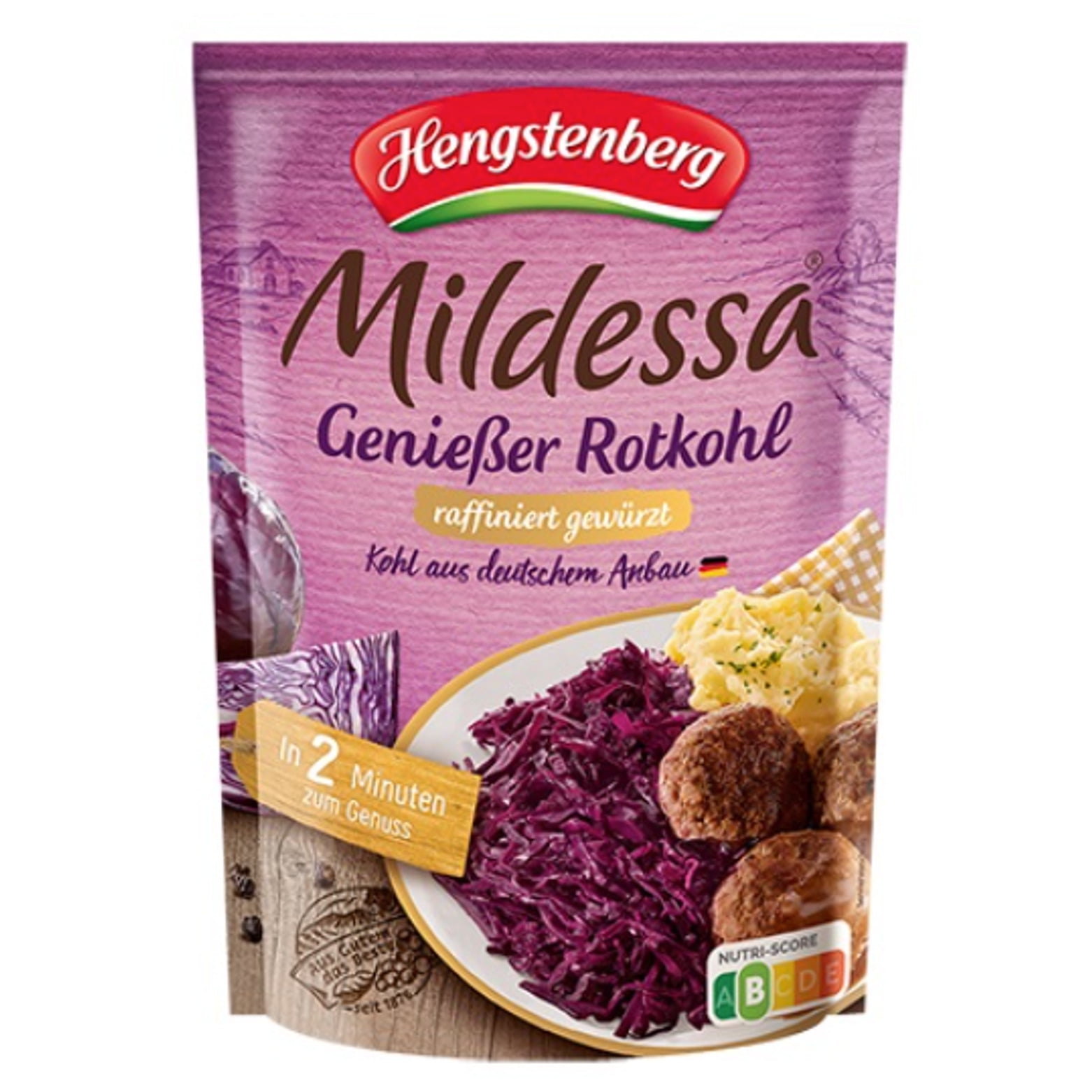 Hengstenberg Mildessa red cabbage finely spiced - Walmart.com