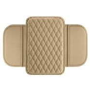 GrowAlong Universal Car Center Console Armrest Cover for Vehicle, Beige ...
