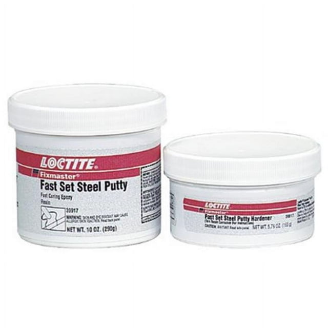 Henkel Corporation Fixmaster Fast Set Steel Putty Kit, 1 lb, Kit, Gray ...