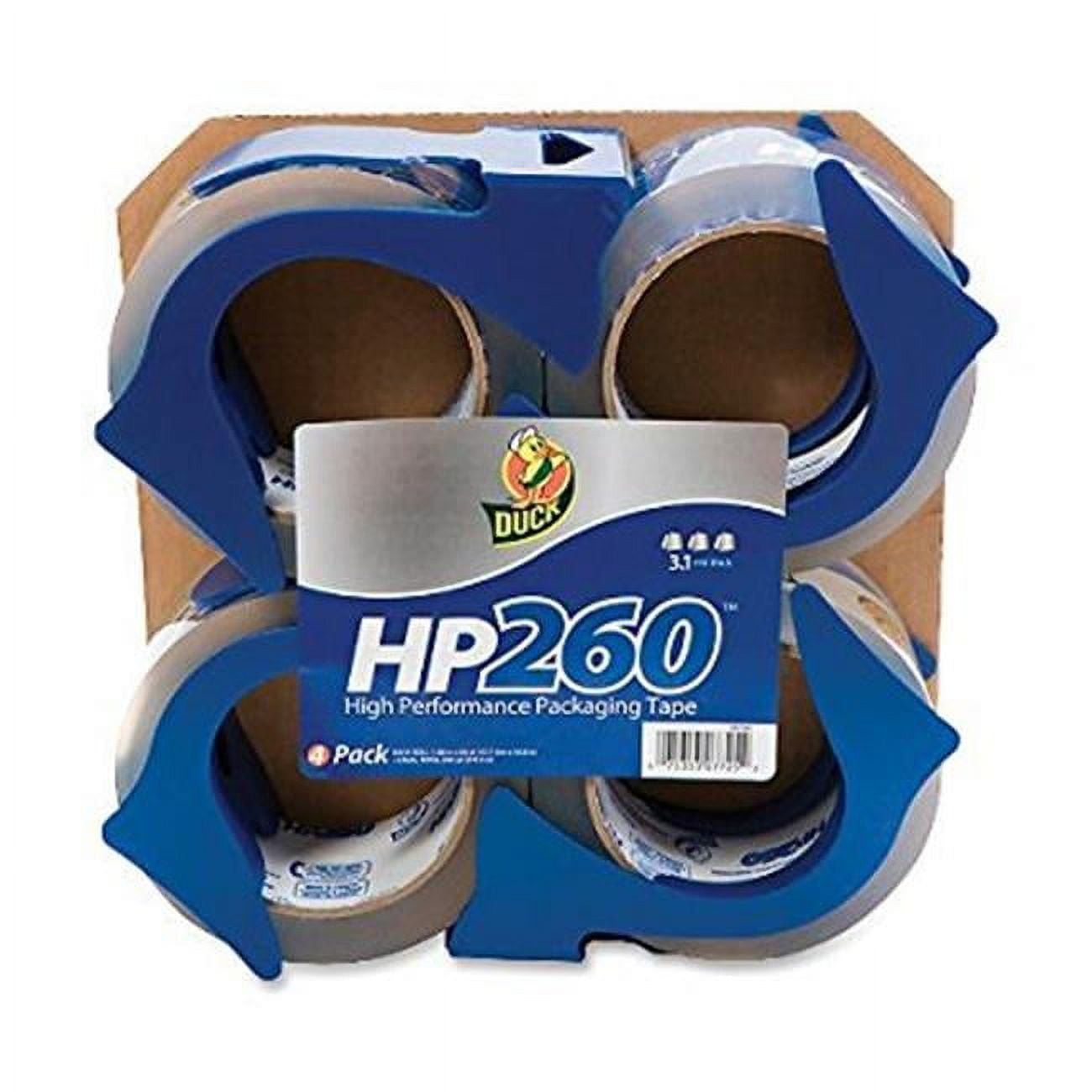 Henkel DUC0007725 High Performance 3.1 ml. Packaging Tape, 4-Pack with ...