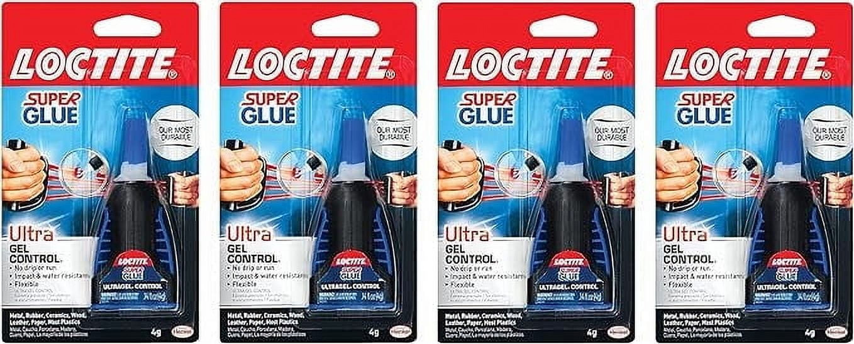 Henkel-Loctite 1363589 4 Gram Super Glue Ultra Gel Control, Clear (4 ...