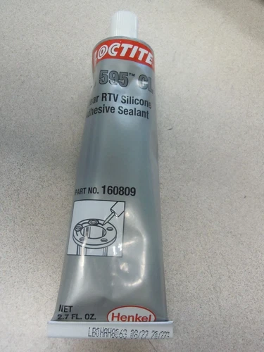 Henkel Loctite Si 595 Rtv Silicone Adhesive Sealant Clear 80 Ml Tube 2 ...