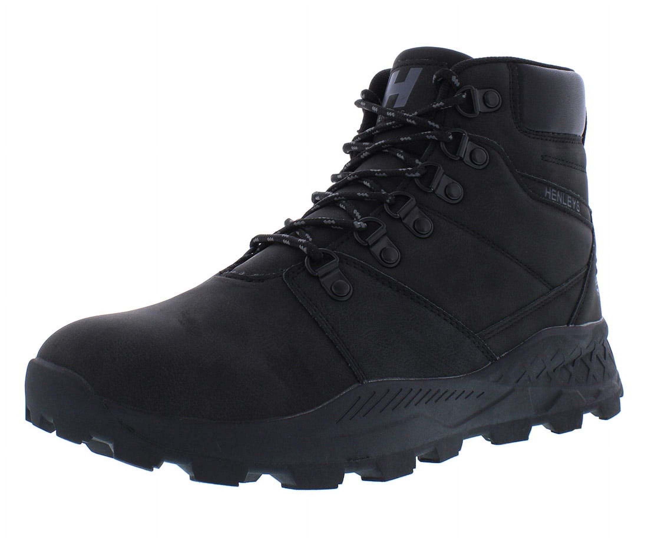 Henleys Montenegro Padded Collar Boot Men's Shoes Size 13, Color: Black ...