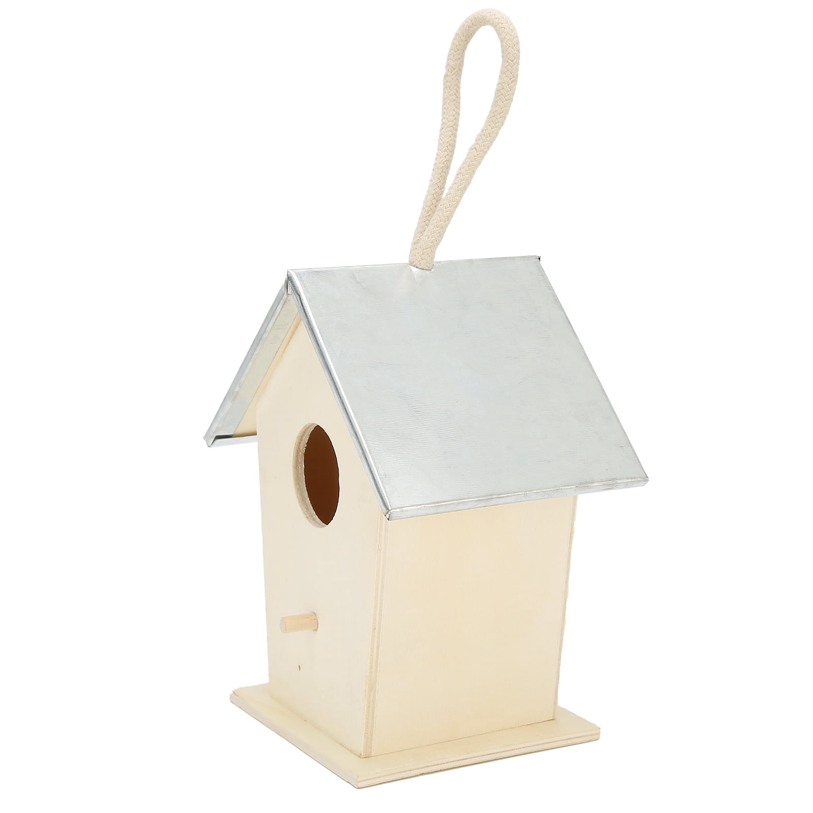 Henmomu Hanging Birdhouse,Bird Nesting Cage,Wooden Bird House Hanging ...