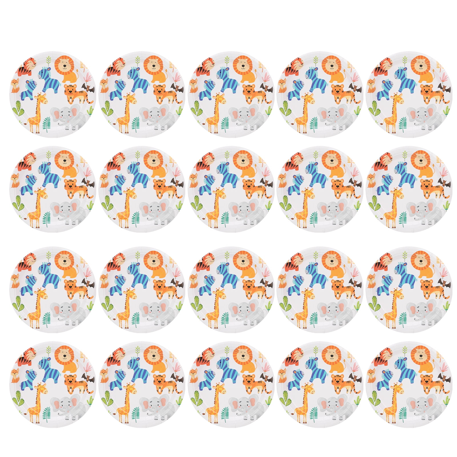 Henmomu Round Cartoon Paper Plates,Party Paper Plates,20Pcs Cartoon ...