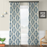 THD France Paisley Print Damask Energy Efficient Room Darkening Grommet Window Curtain Panels ...