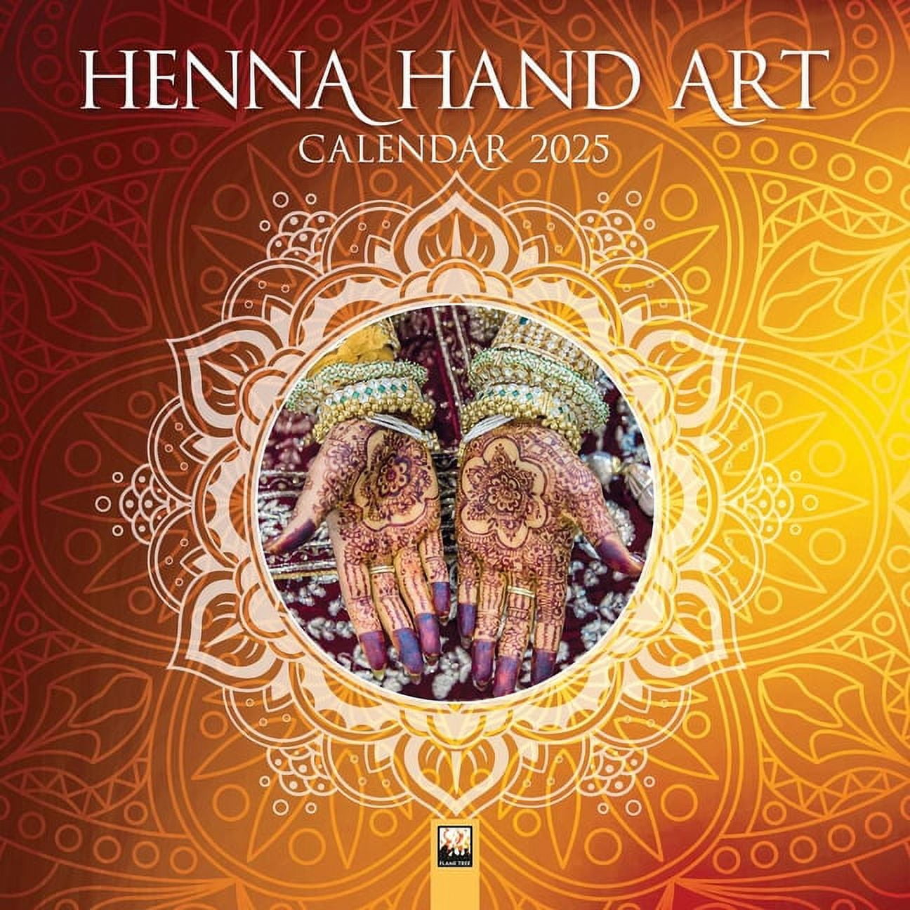 Flame Tree Publishing, Henna Hand 2025 Wall Calendar - Walmart.com