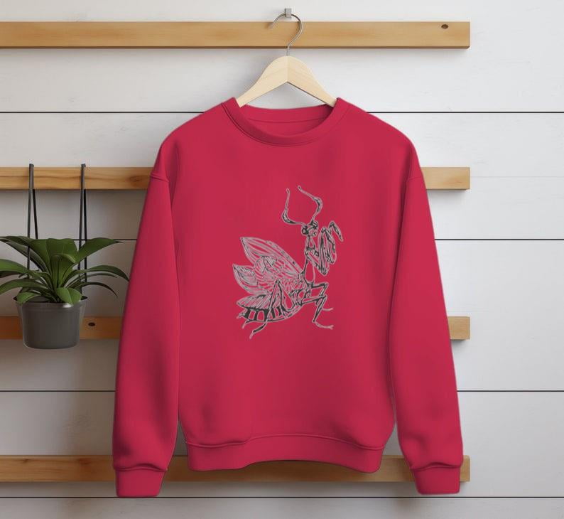 Henna Praying Mantis T Shirt Nature Entomology Insect Bugs Art Men Tee ...