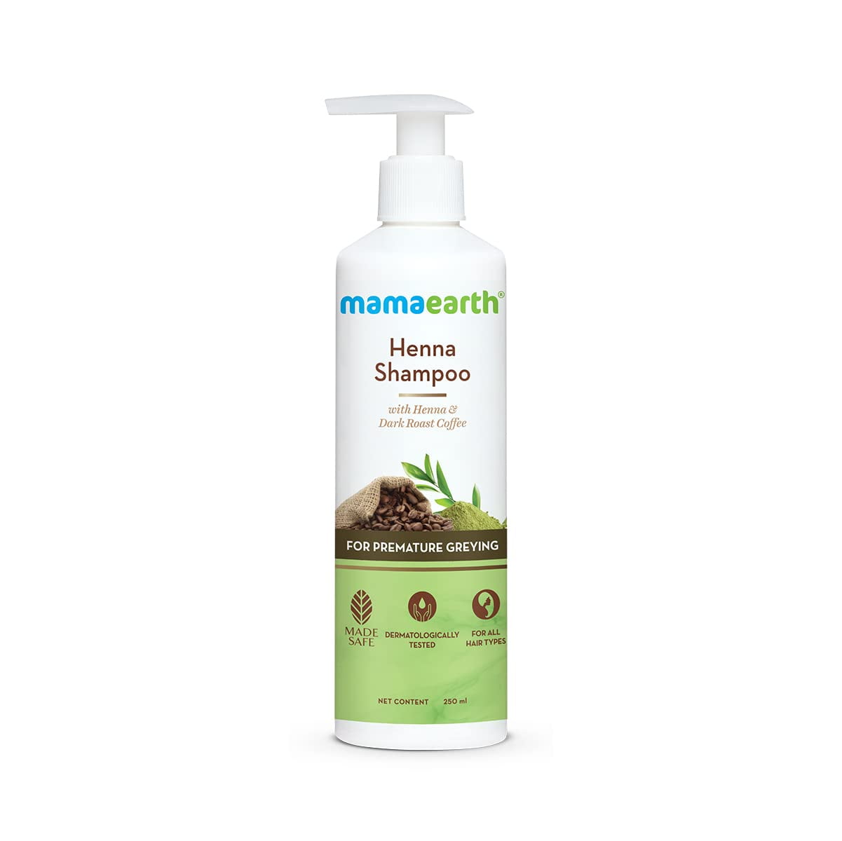Henna Shampoo, for enhance hair color, with Henna and Deep Roast Coffee ...