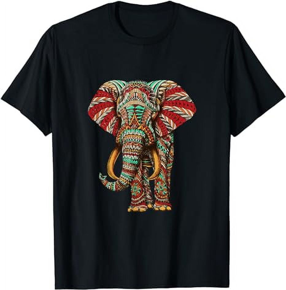 Henna Stylish Artistic Save The Elephants | Wildlife T-Shirt - Walmart.com