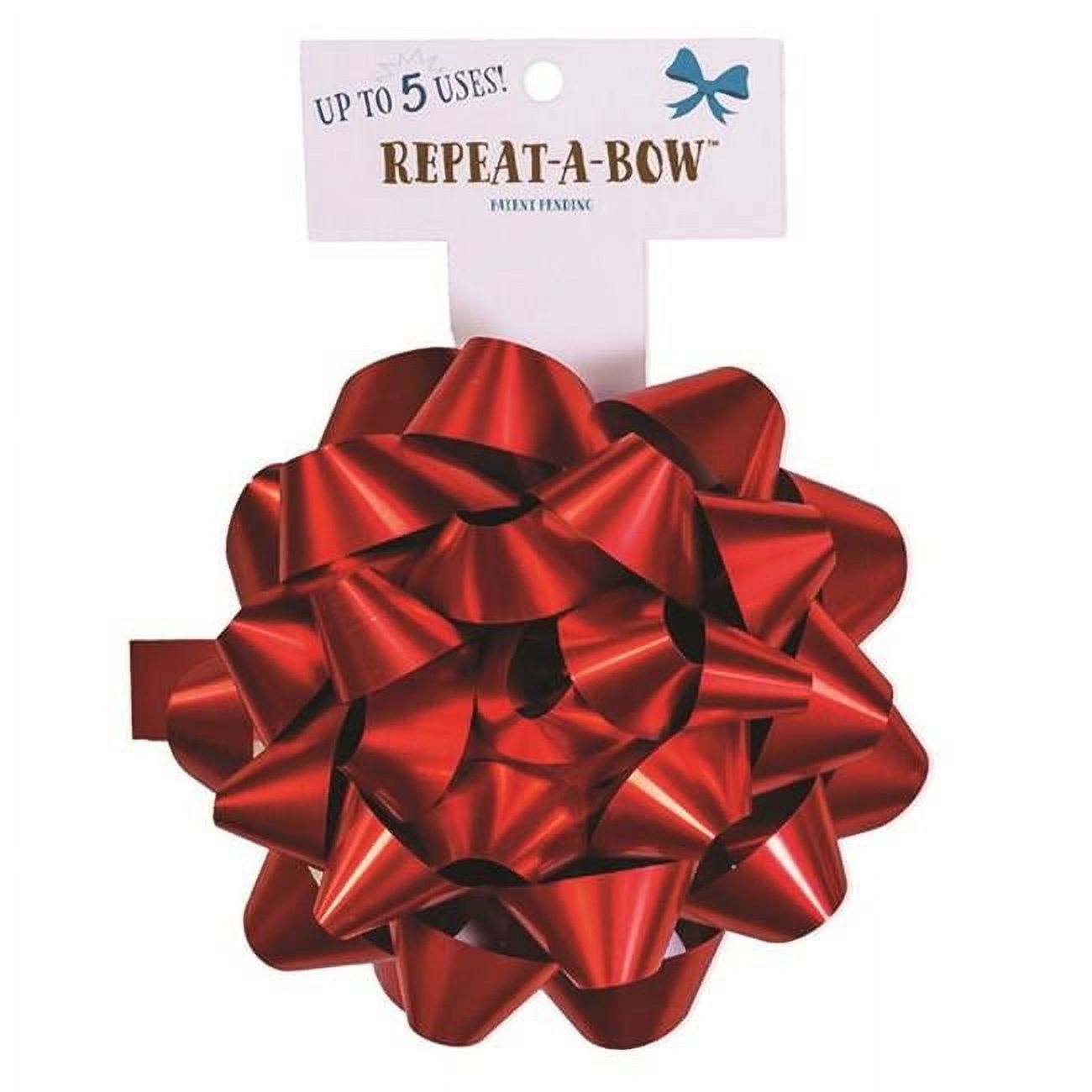 Hennessy Gift Wrap 9100698 Repeat-A-Bow Ribbon Gift Bows, Red - Pack of ...