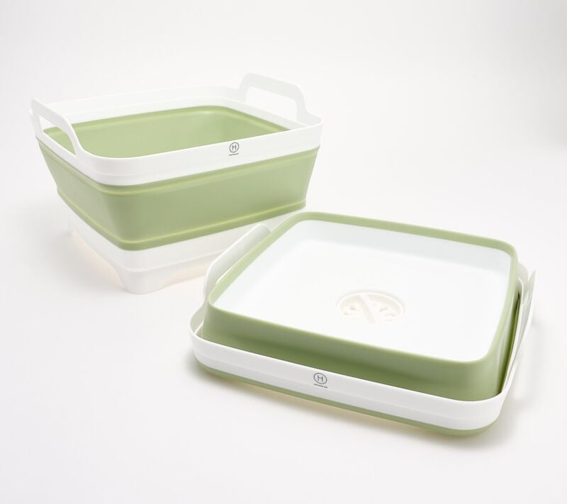 Open Box Henning Lee Set of 2 Collapsible Dish Drainers Model K89000 ...