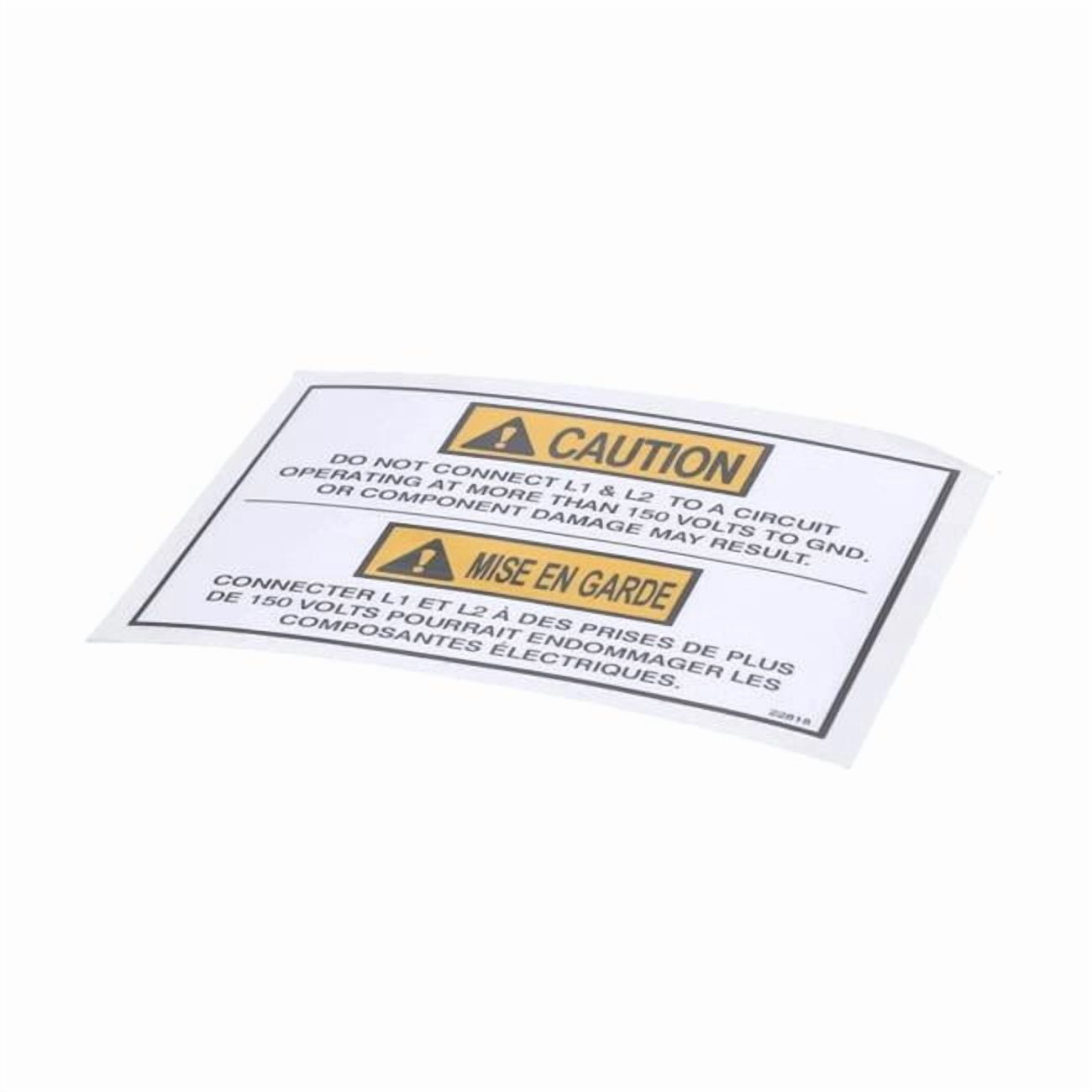 Henny Penny 22818 Genuine OEM Label - Caution - Walmart.com