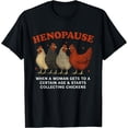 Henopause Women Collecting Chicken Funny Farm Chicken Lovers T-Shirt ...