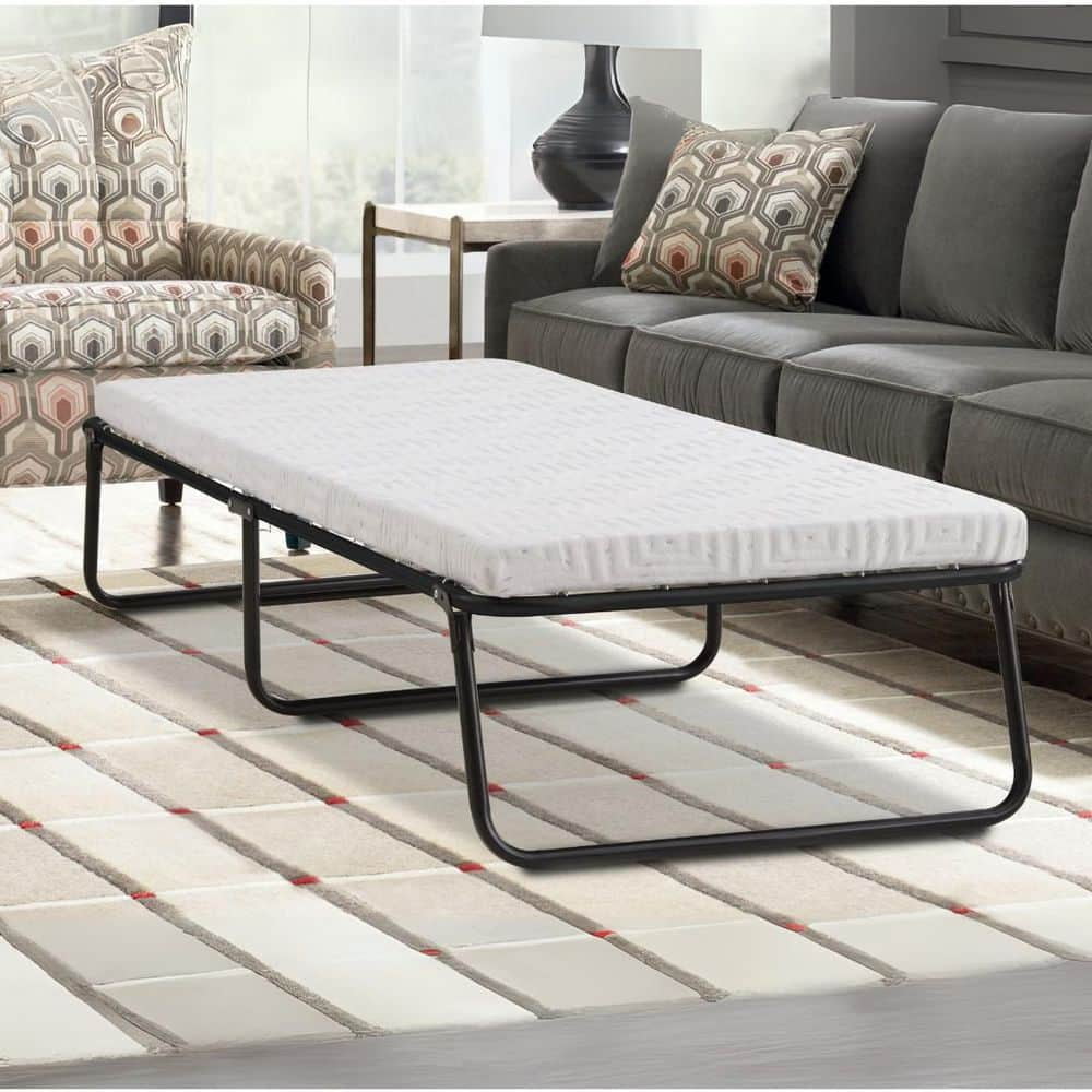 Henredon Folding Foldaway Guest Bed Cot with Cooling Gel Lux Foam Mattress, Single - Walmart.com