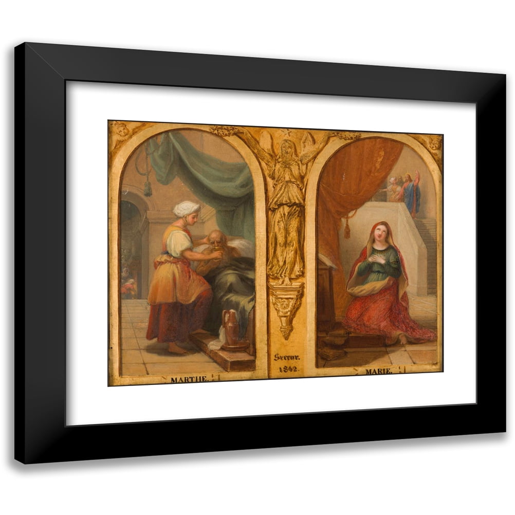 Henri Auguste Calixte César Serrur 24x20 Black Modern Framed Museum Art ...
