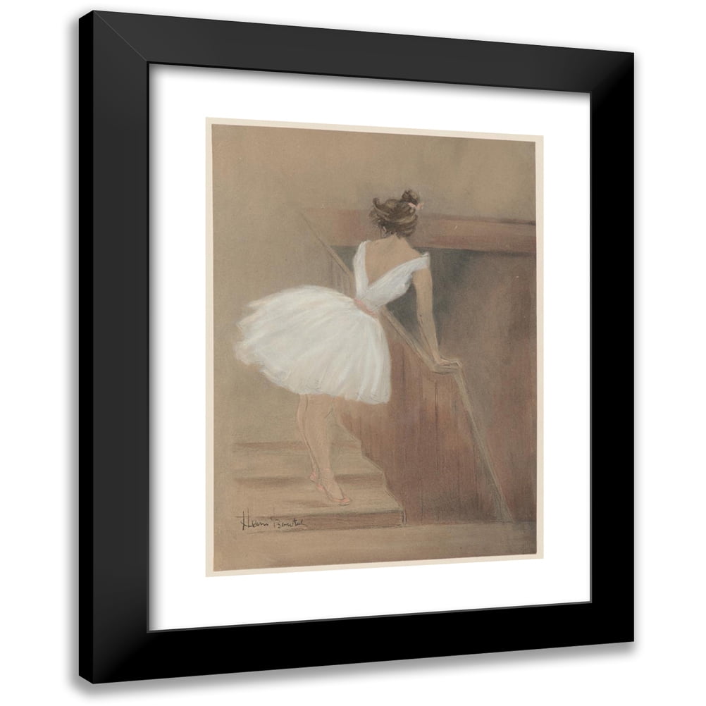 Henri Boutet 11x14 Black Modern Framed Museum Art Print Titled - Behind ...