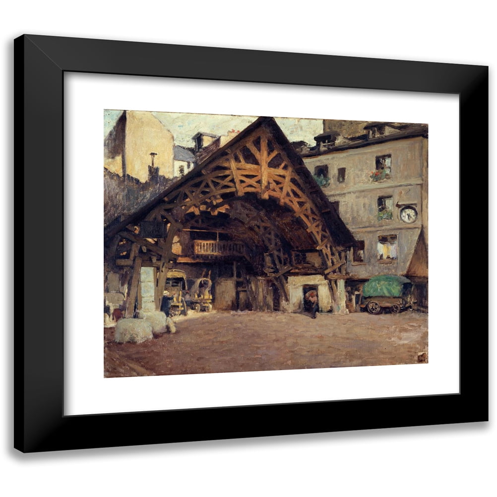 Henri Dabadie 23x20 Black Modern Framed Museum Art Print Titled - The Auberge Du Compas-D'Or ...