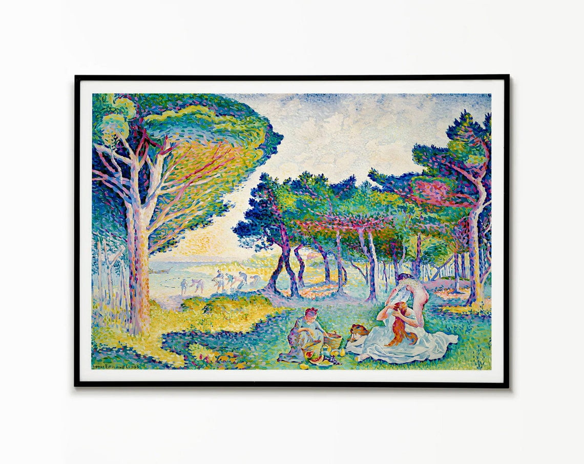 Henri Edmond Cross By Mediterranean 1895 Poster, Poster, Wall Art ...